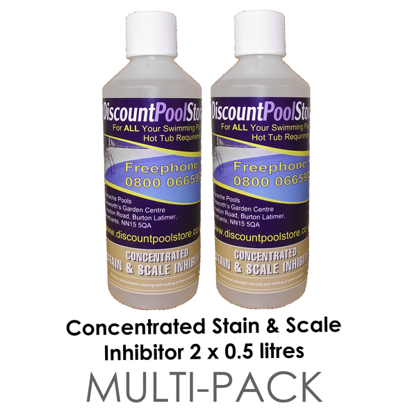 Concentrated Stain & Scale Inhibitor 2 x 0.5 litres Multi-Pack ...