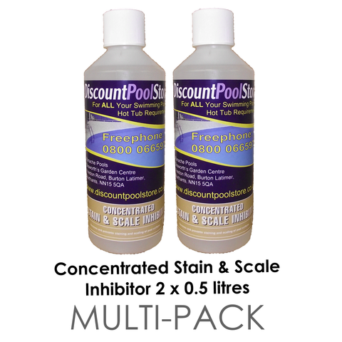 Concentrated Stain & Scale Inhibitor 2 x 0.5 litres Multi-Pack ...
