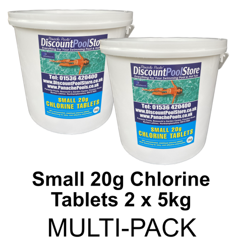Small 20g Chlorine Tablets for spas, hot tubs and small pools – Panache ...